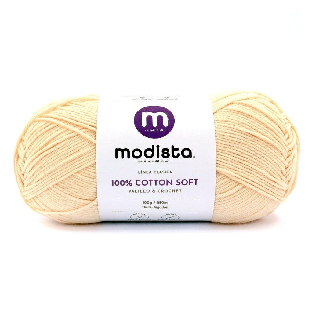 100 % Cotton Soft| Hilado 100% algodón para tejer | Modista